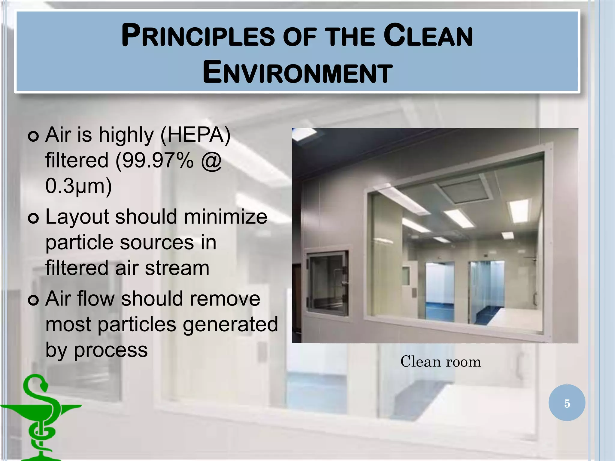 pharmaceutical clean room | PPTX