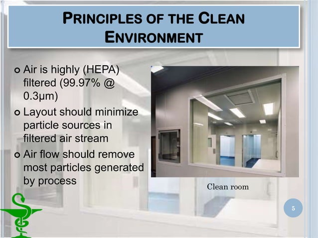 pharmaceutical clean room | PPTX