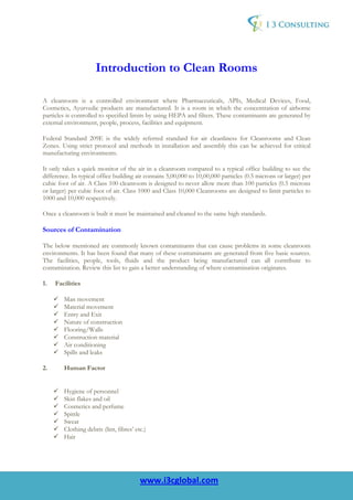 Clean room | PDF