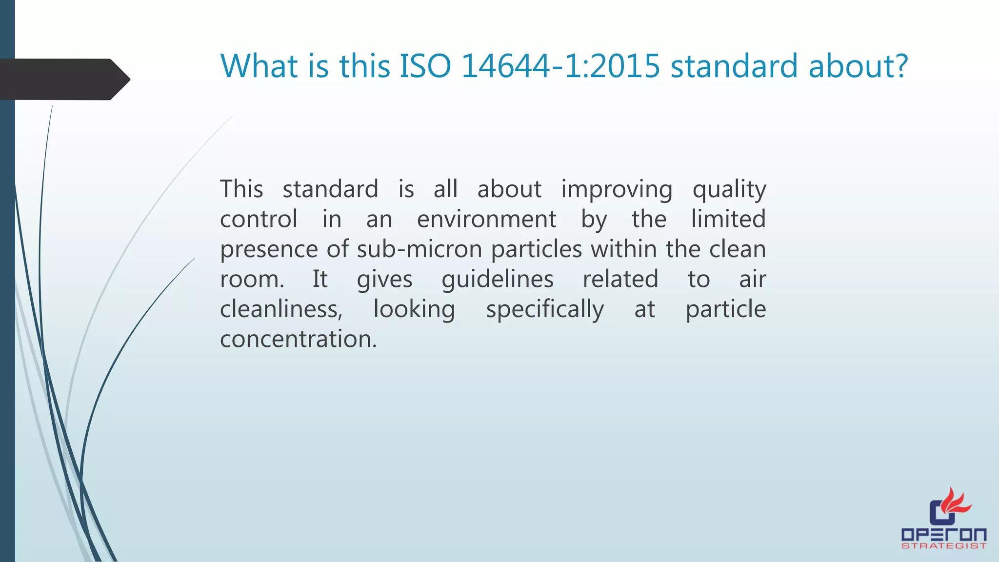 Clean Room Design Consultants | ISO 14644 | PPTX