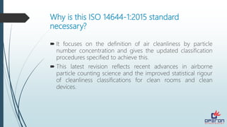 Clean Room Design Consultants | ISO 14644 | PPTX
