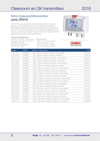 Cleanroom en OK transmitters 2016 | PDF