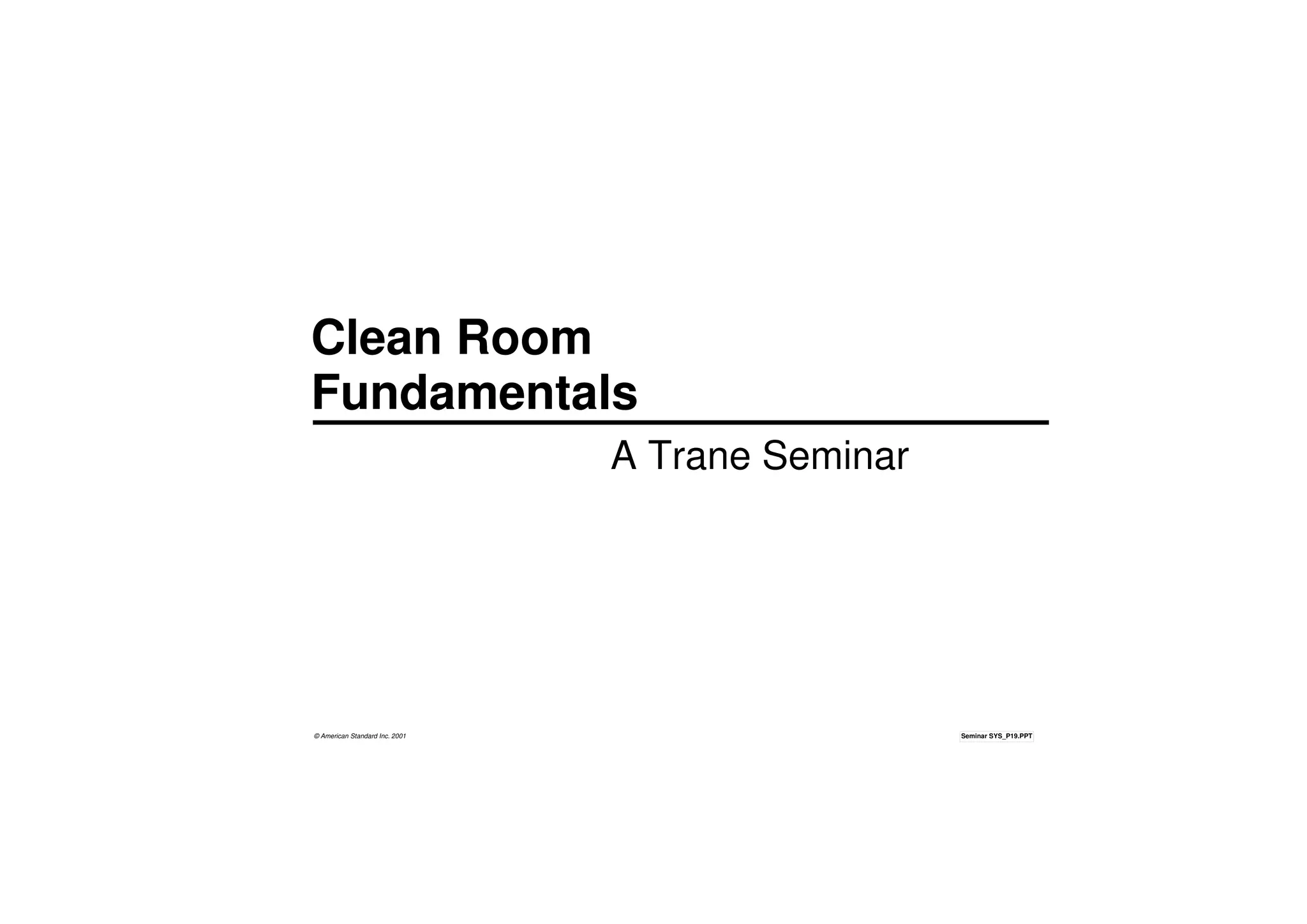 GLP.lean room fundamentals | PPT