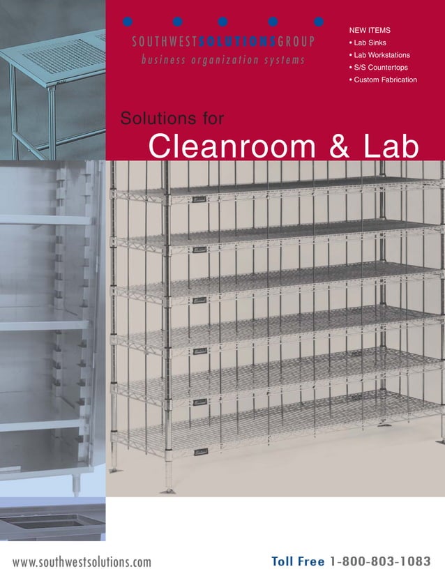 Storage Solutions for Cleanrooms & Labs | PDF | Free Download