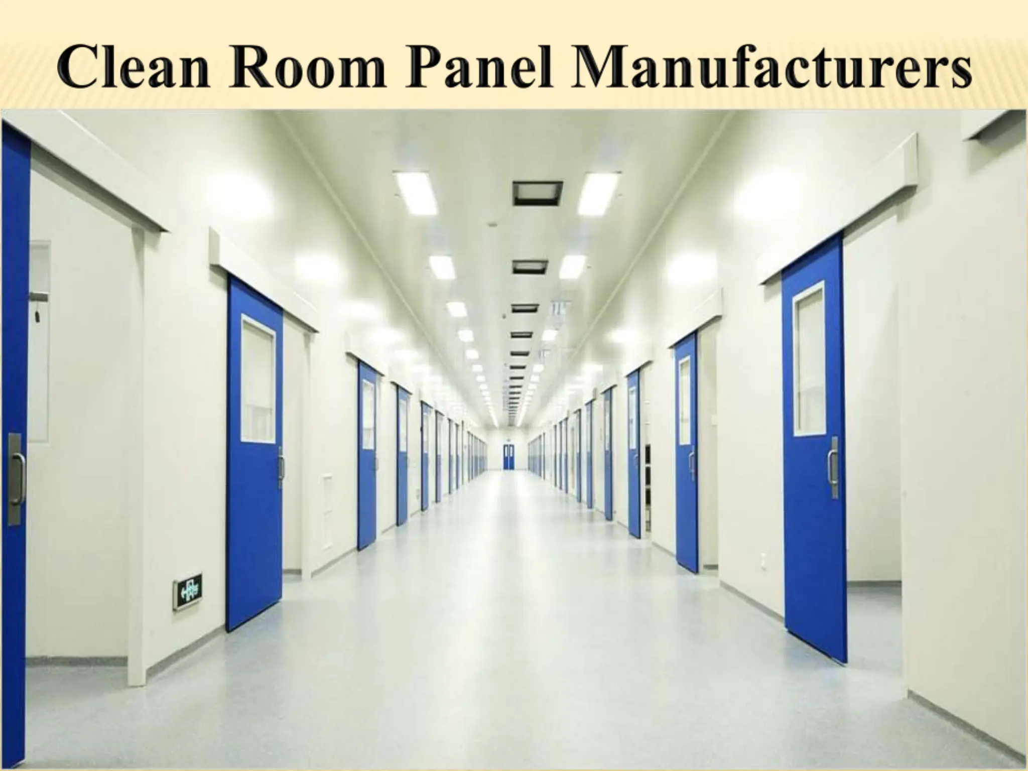 Clean Room Panel Manufacturers Chennai.pptx