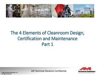Filters: The 4 Elements of Cleanroom Construction Part 1 | PPTX