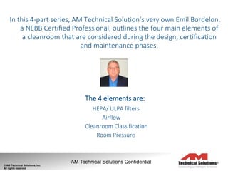 Filters: The 4 Elements of Cleanroom Construction Part 1 | PPTX