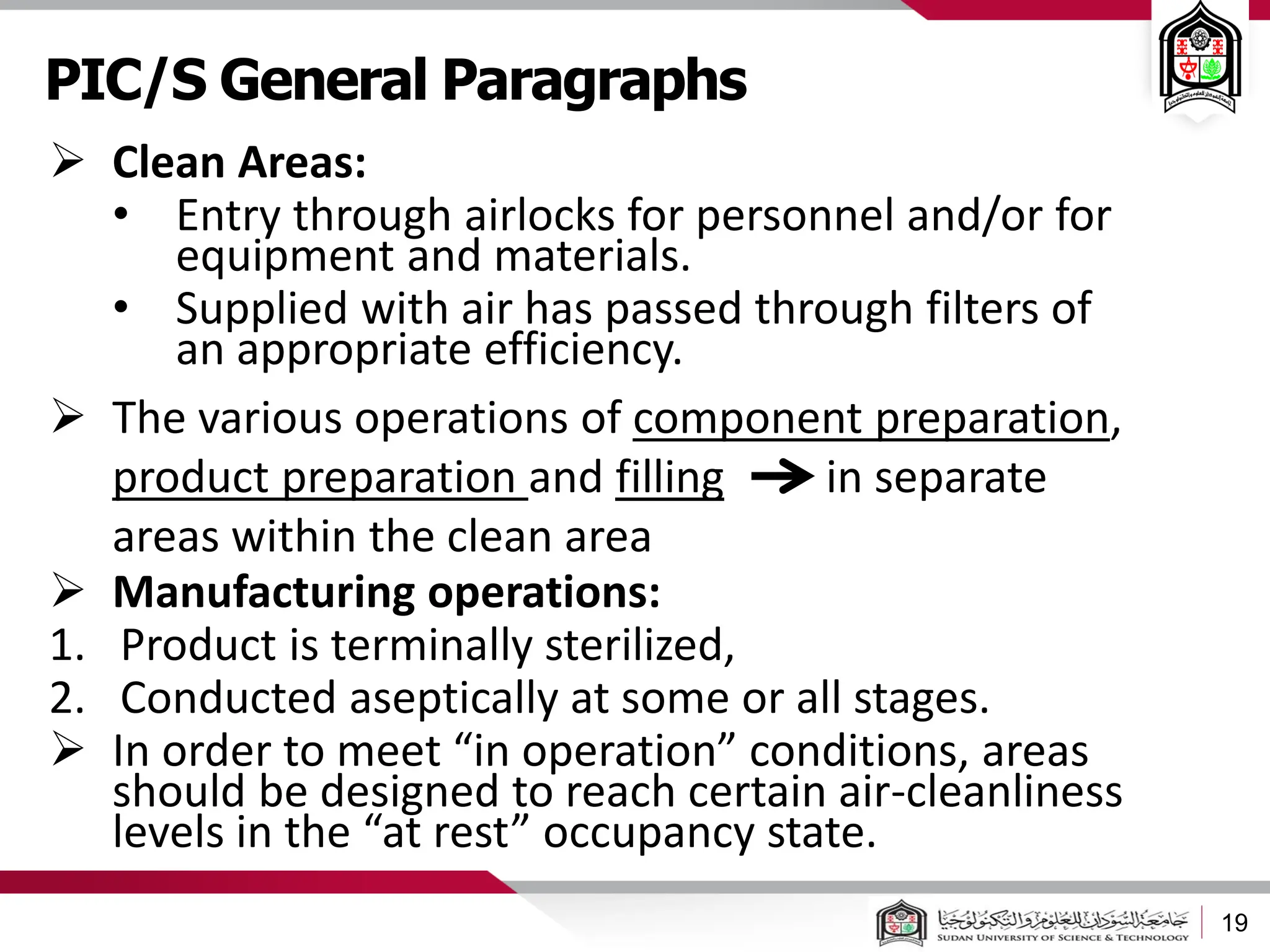 Clean Room Pharmaceutical_ GMP Procedures | PDF