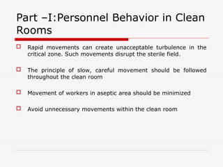 Clean room practices and clean room behaviour | PPT