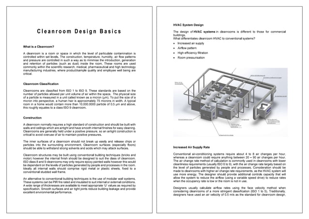 Cleanroom Design Proposal | PDF