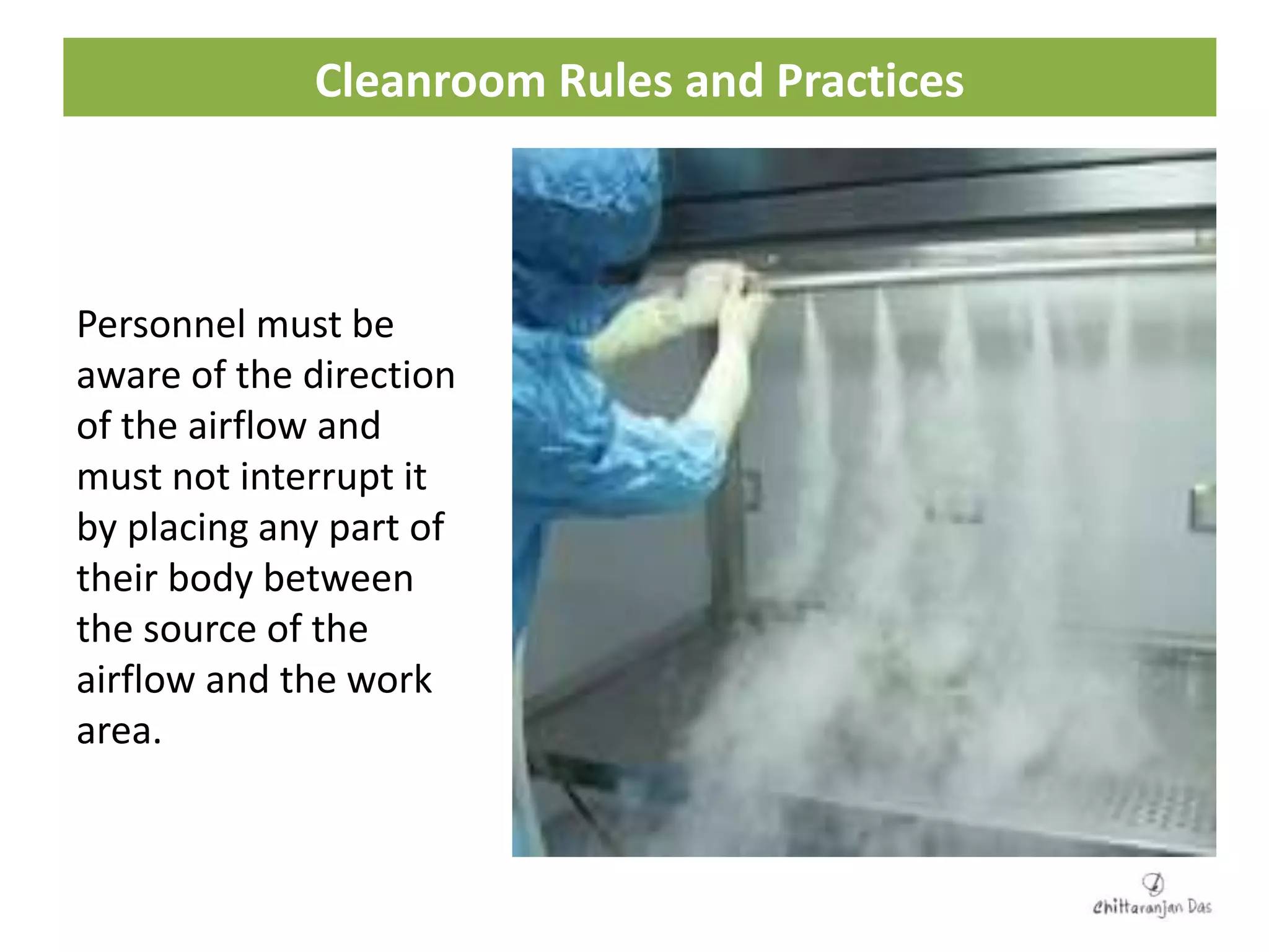 Cleanroom rules and practices | PPTX
