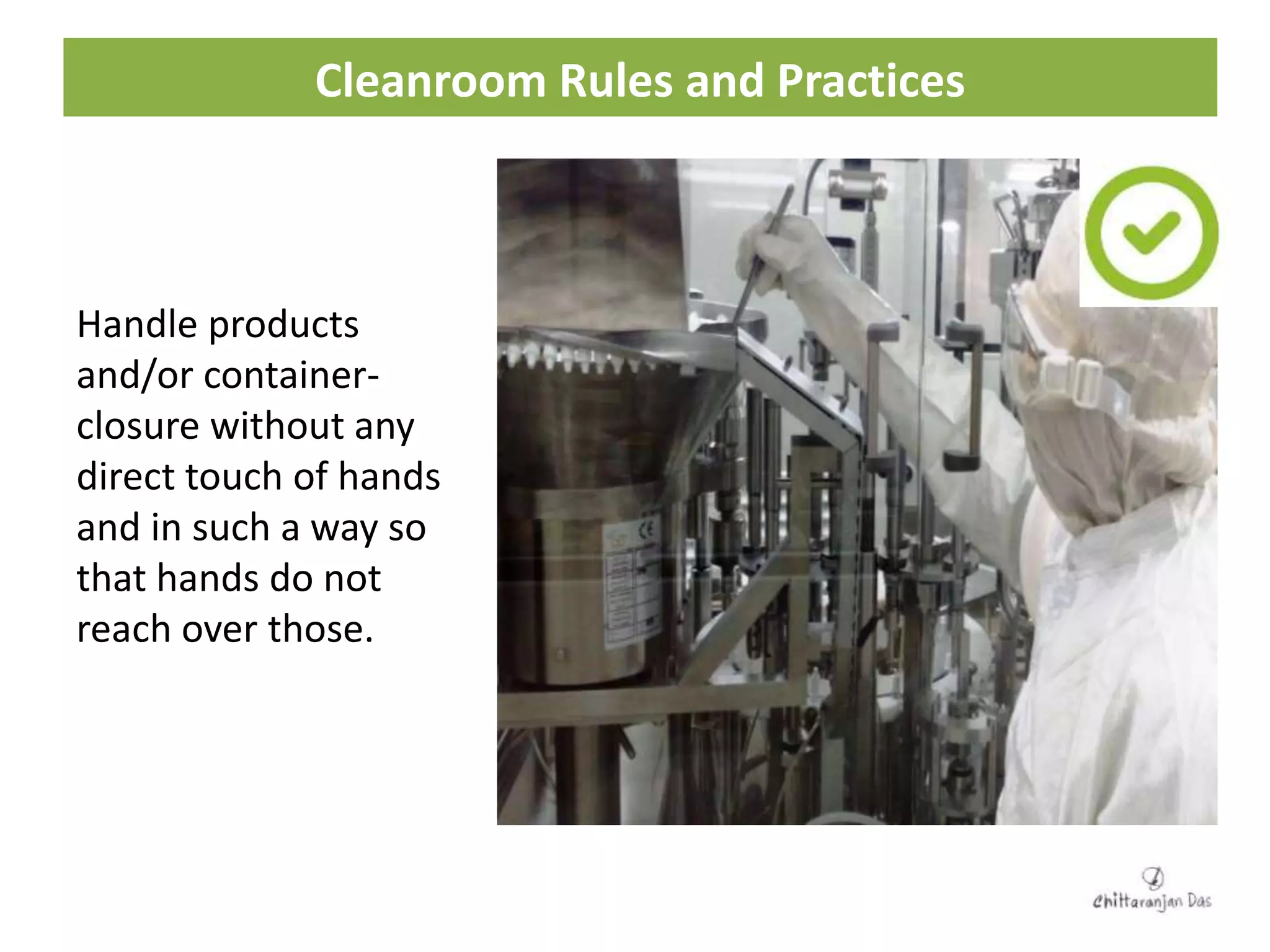 Cleanroom rules and practices | PPTX