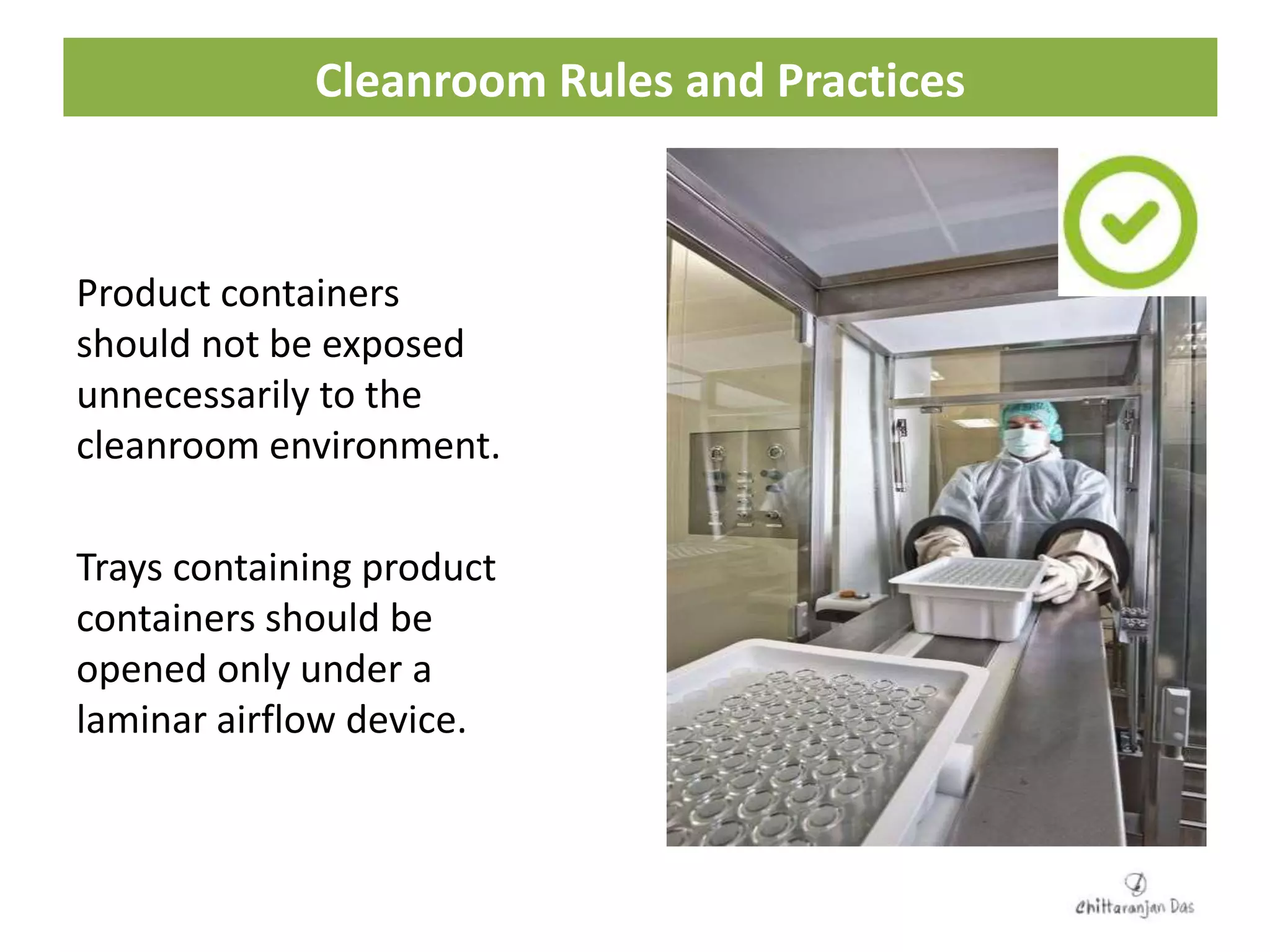 Cleanroom rules and practices | PPTX