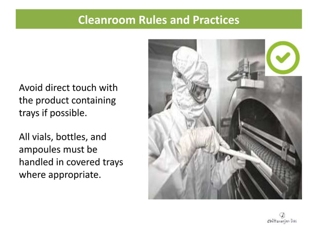 Cleanroom rules and practices | PPTX | Indoor Environmental Quality ...