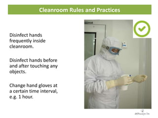 Cleanroom rules and practices | PPTX