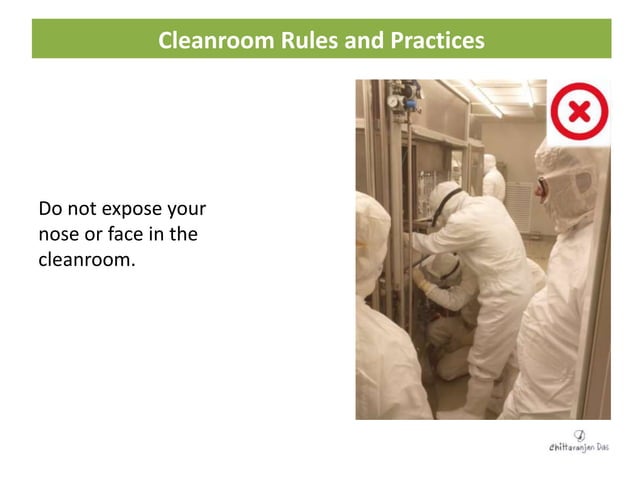 Cleanroom rules and practices | PPTX | Indoor Environmental Quality ...
