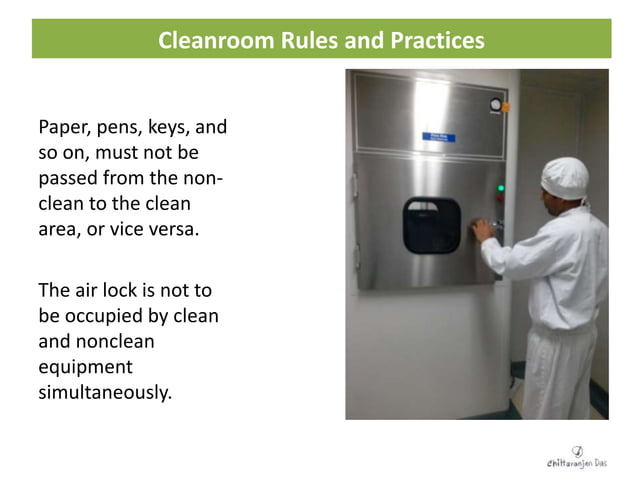 Cleanroom rules and practices | PPT