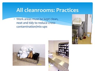 Cleanroom sop slides | PPTX