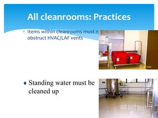 Cleanroom sop slides | PPTX