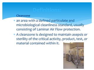 Cleanroom sop slides | PPTX