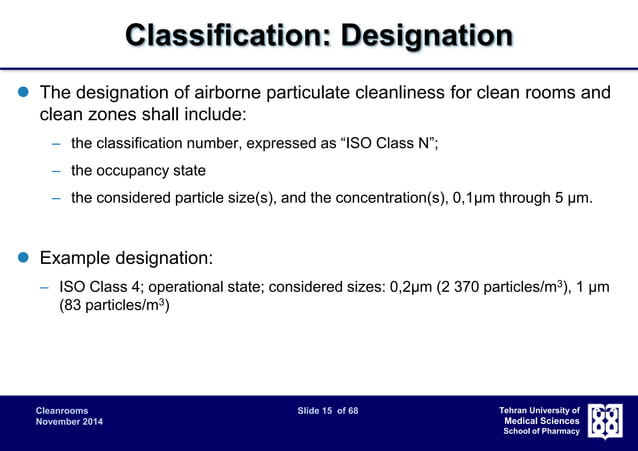 Cleanroom, Classification, Design and | PPTX