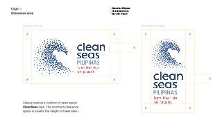 Clean seas Pilipinas Visual brand guide | PPT
