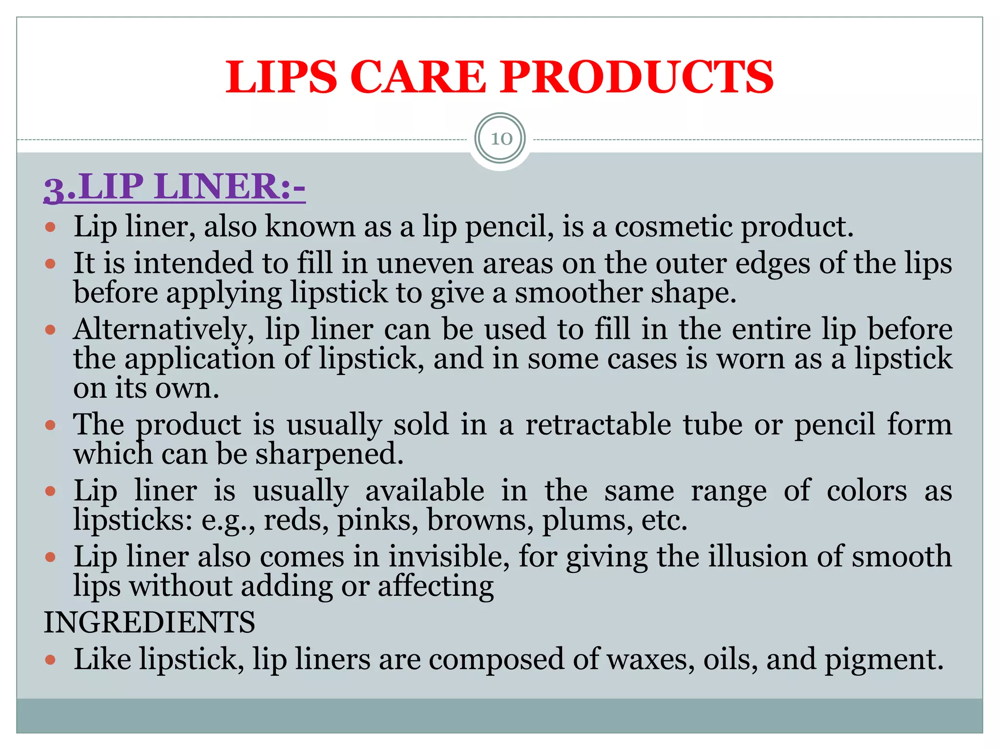 Cleansing and care need for face skin,eye lids,lips,hands,feet,nail ...