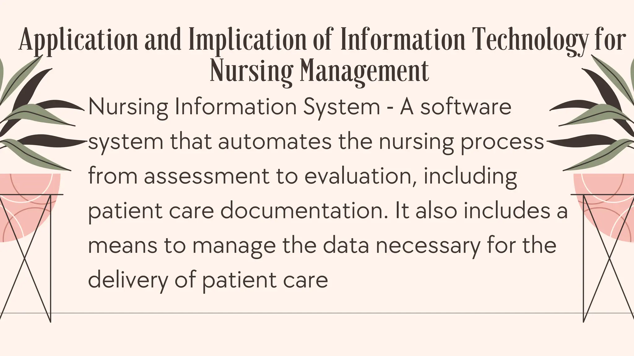 Administrative applications of information technology for nursing ...