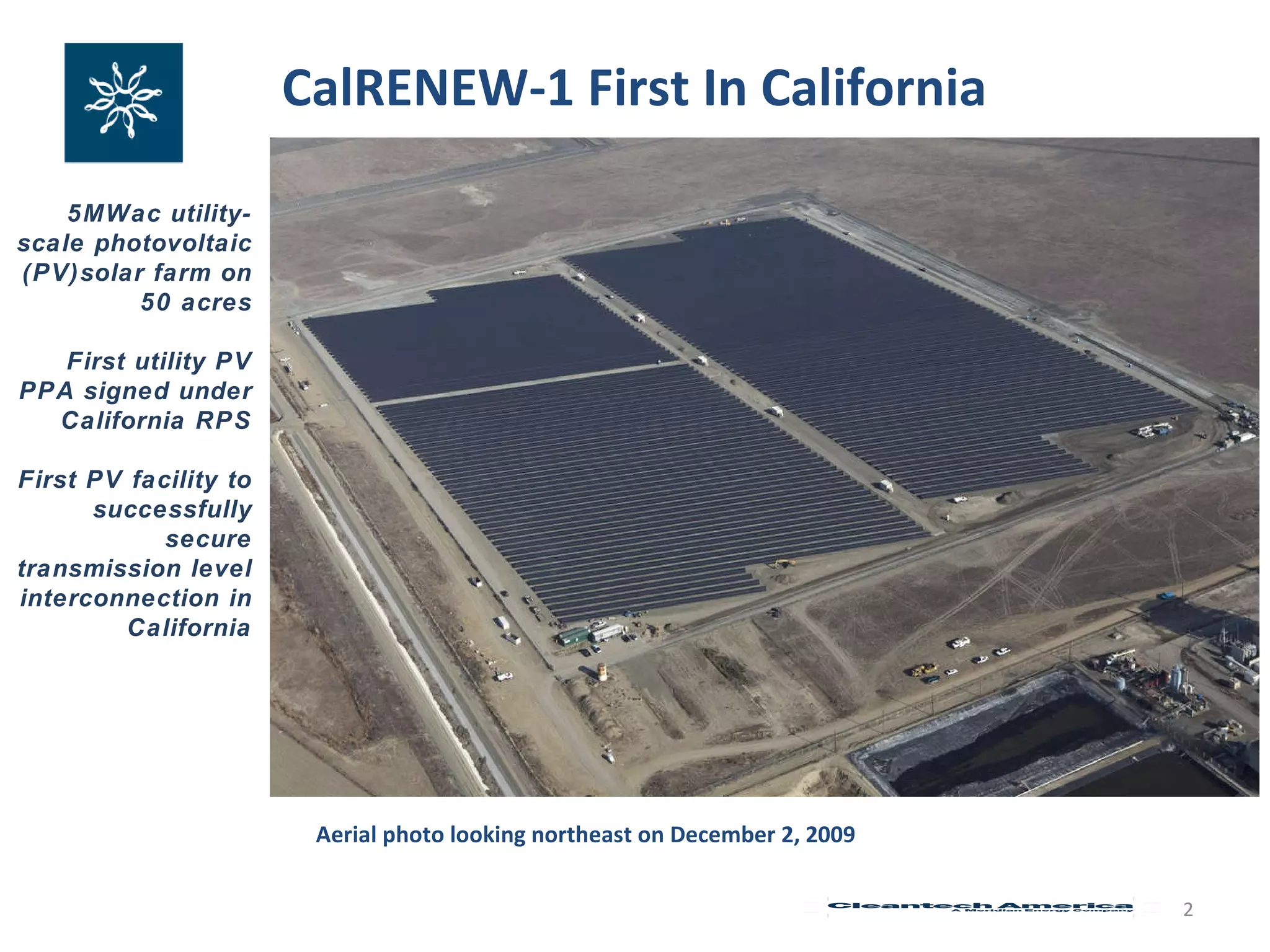 Cleantech America ACWA Presentation | PPT