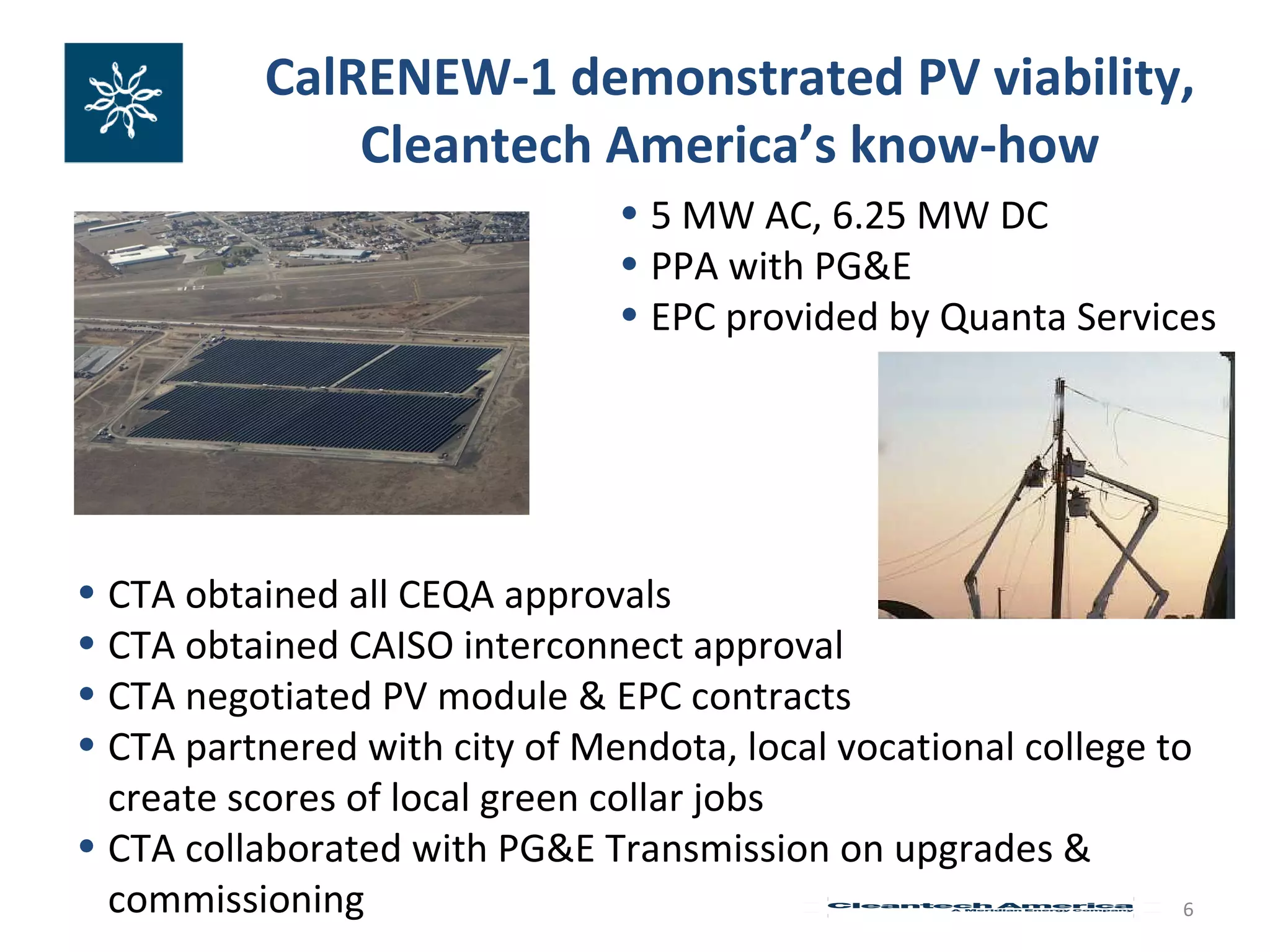 Cleantech America ACWA Presentation | PPT