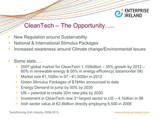 Enterprise Ireland – CleanTech Focus | PPT