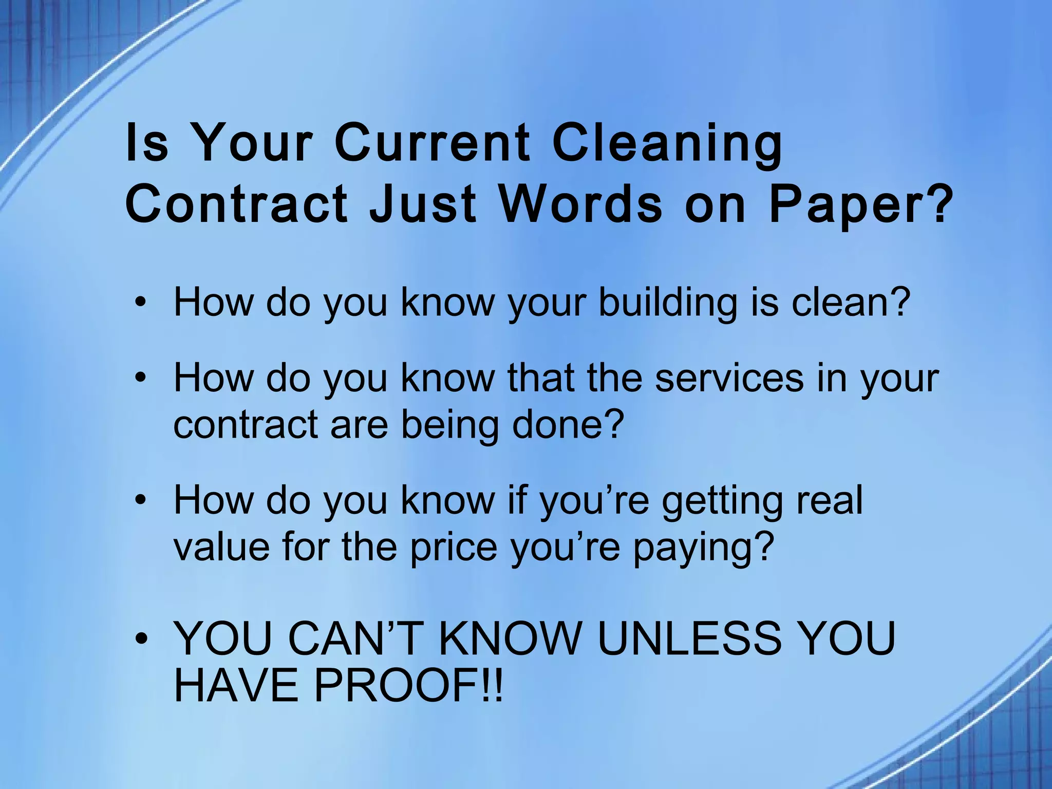 Cleantelligent Benifits Slide Show Carter Cleaning | PPT