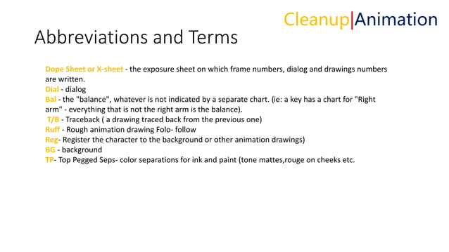 cleanup.pptx | Computer Animation | Computer Software and Applications