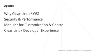 Clear Linux OS - Introduction | PPT