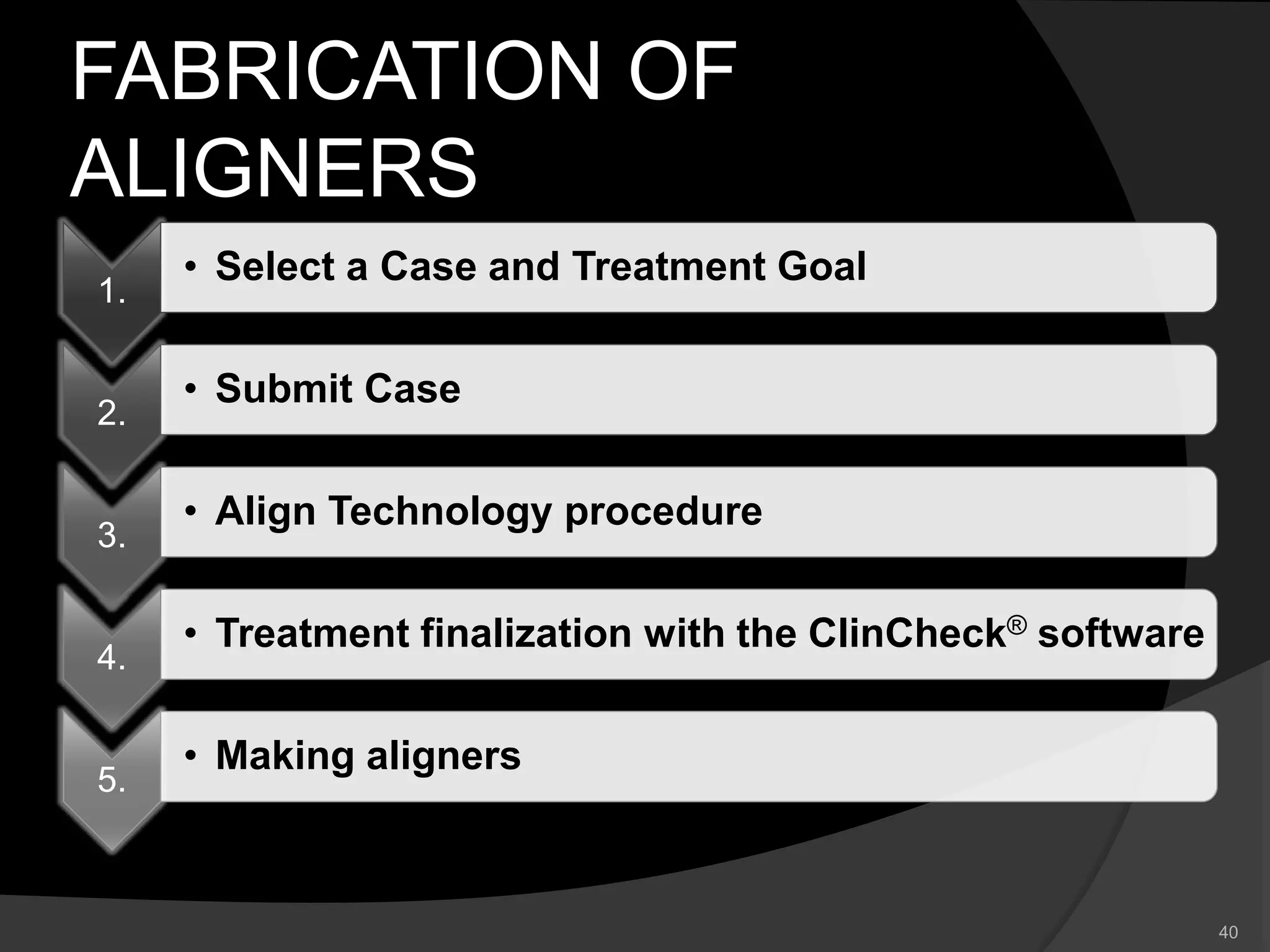 Clear aligner therapy | PPTX | Dental Health | Diseases and Conditions