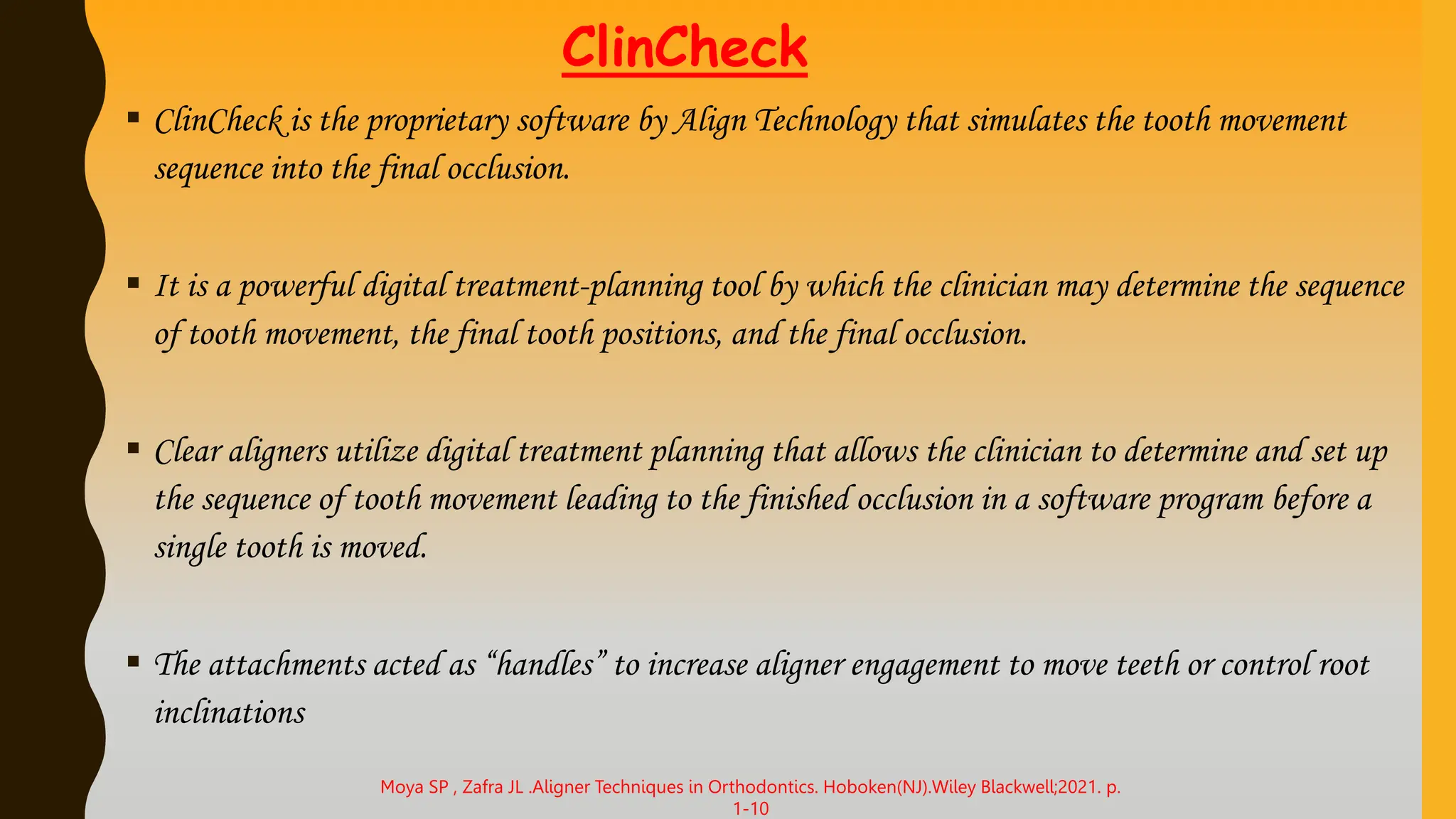 CLEAR ALIGNER THERAPY IN ORTHODONTICS .pptx