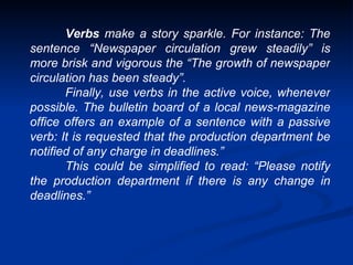 Clear And Effective Writing The News Story Powerpoint Maam | PPT ...