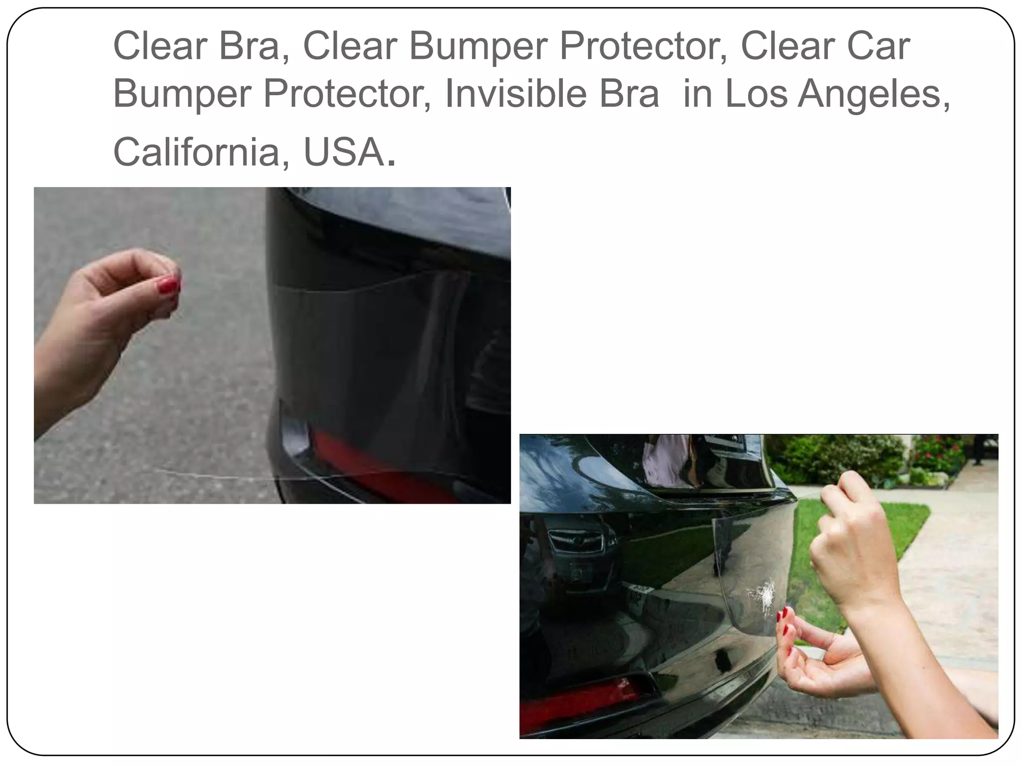 Clear bumper protector | PPT