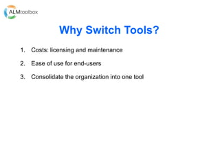 Lesson Learned: Transforming from ClearCase to Git | PPTX