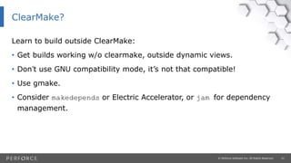 ClearCase Escape Plan | PPTX