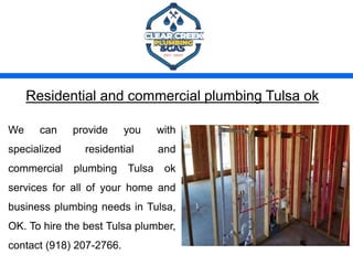 residential and commercial plumbing Tulsa ok | PPT