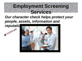 Pre-Employment Screening | PDF
