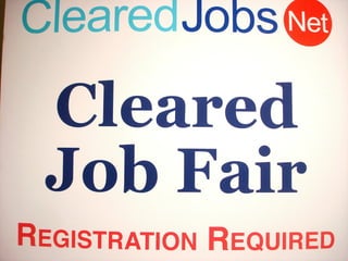 Cleared Job Fair Fundamentals | PPT