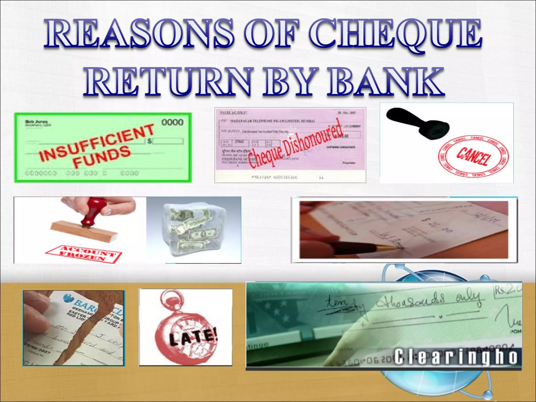 Cheque Clearing & Nift Processing | PPT