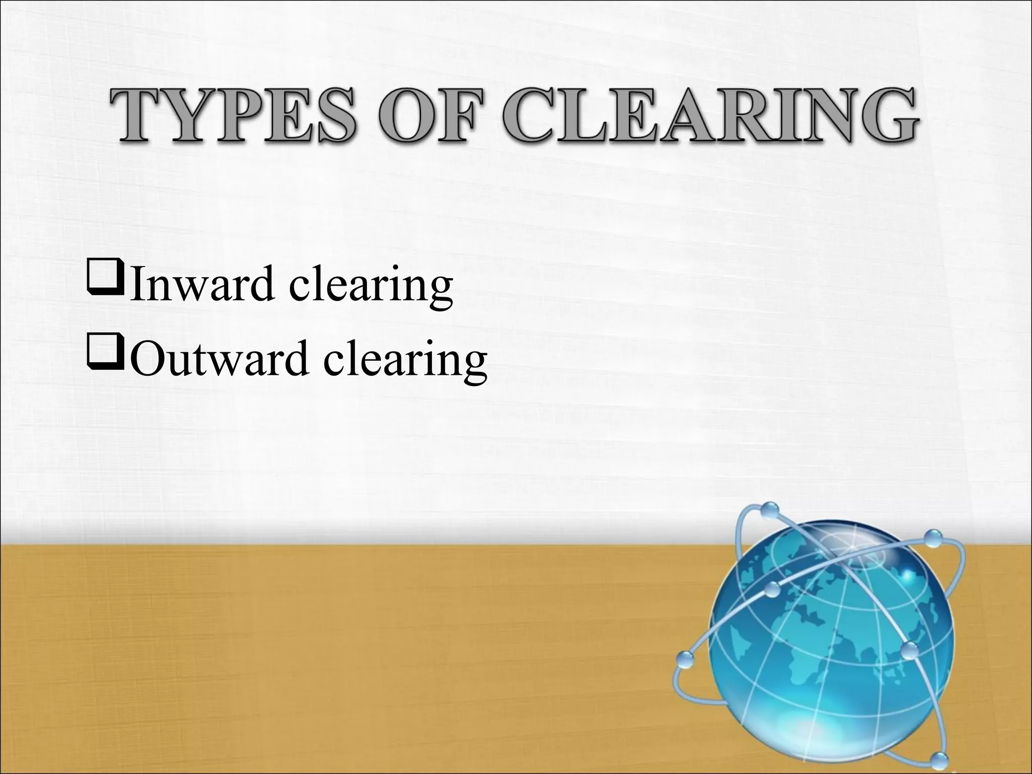 Cheque Clearing & Nift Processing | PPT