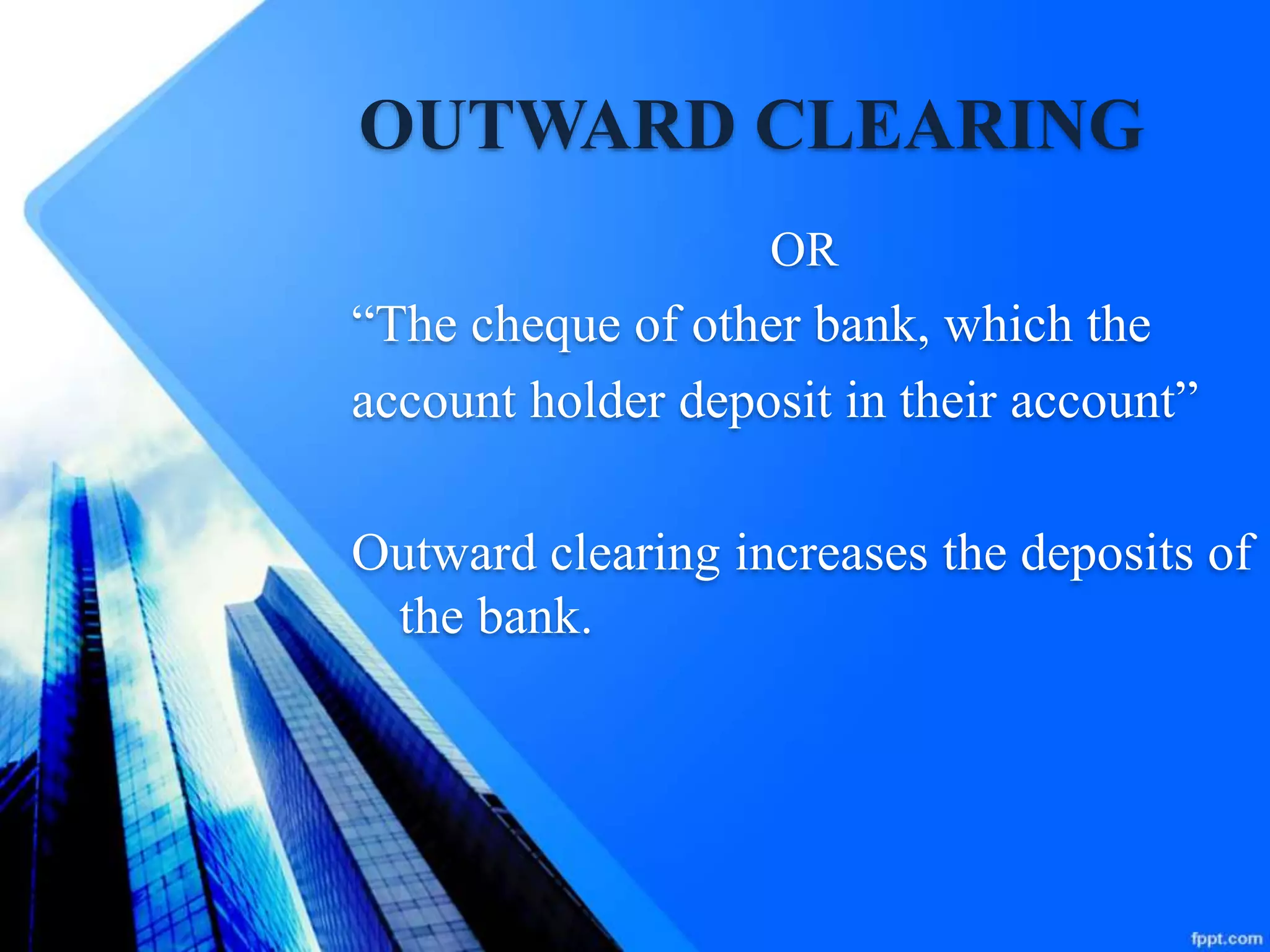 Cheque Clearing & Nift Processing | PPTX