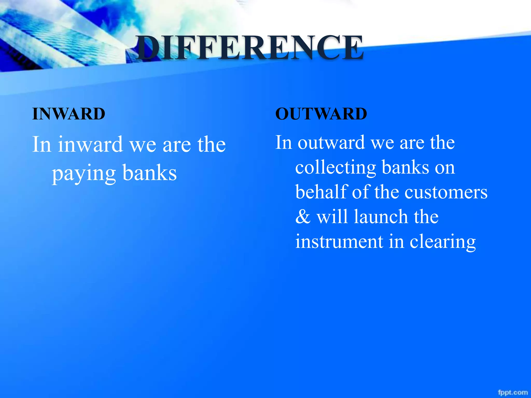 Cheque Clearing & Nift Processing | PPTX