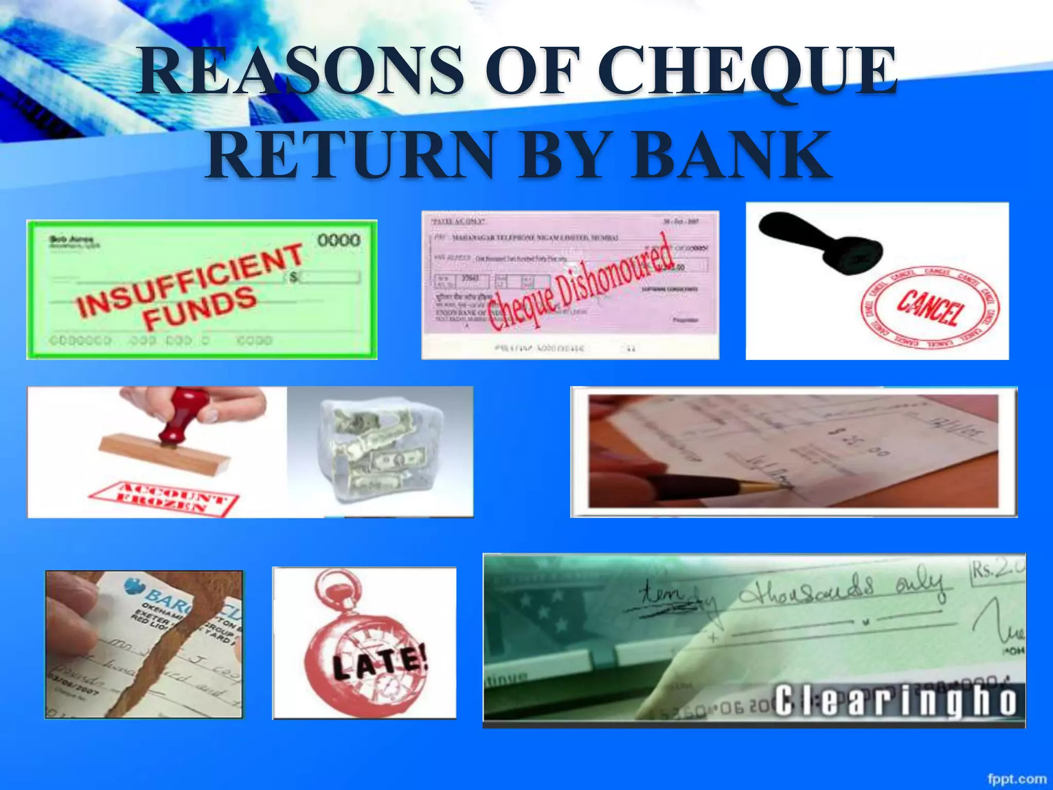 Cheque Clearing & Nift Processing | PPTX