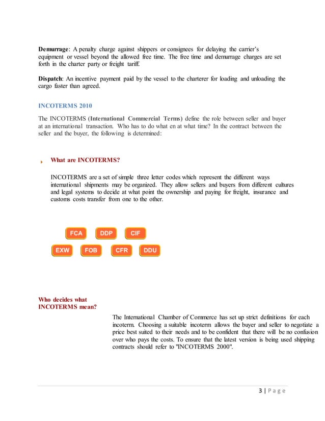 Clearing and forwarding notes | DOCX