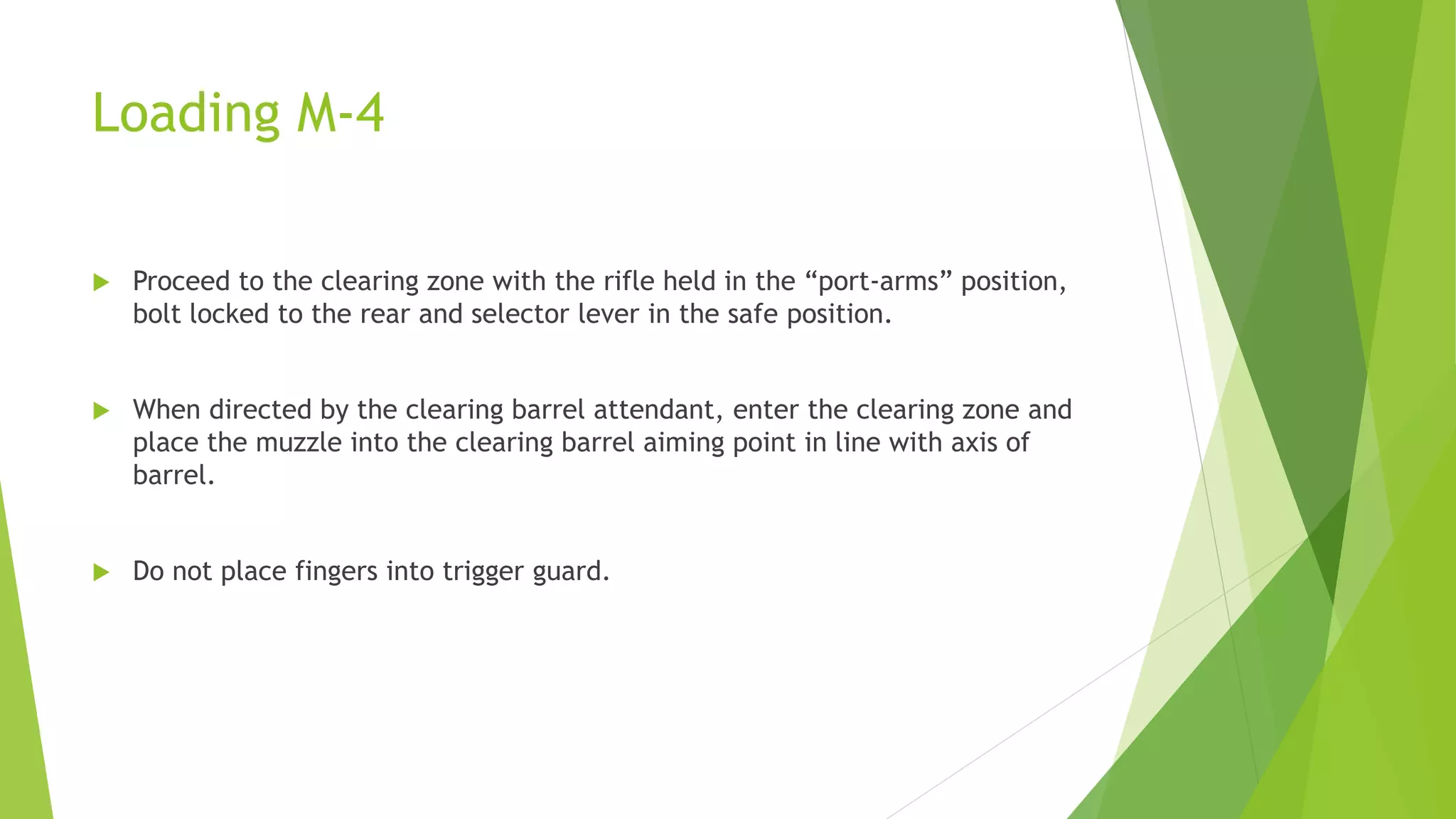 Clearing Barrel Procedures | PPTX